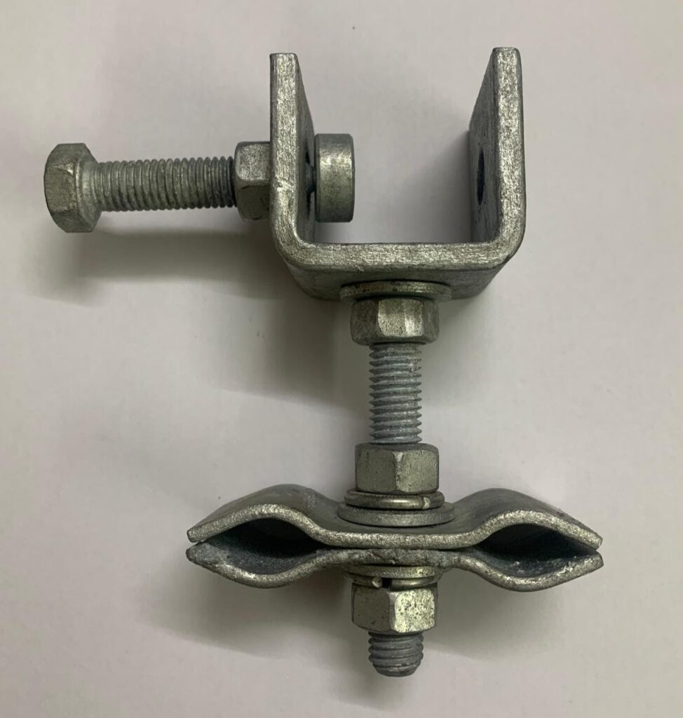 Downlead clamps functions in power and data lines